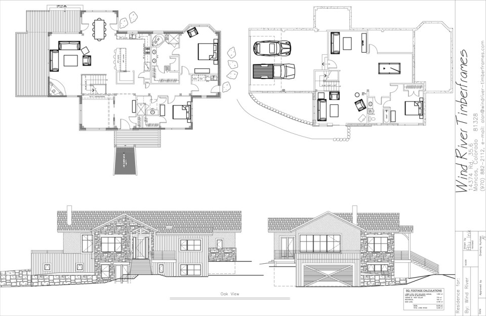 Oak View – Wind River Timberframes